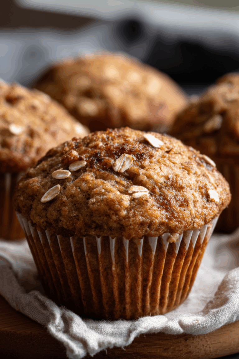 Low Sodium Banana Oatmeal Muffins Recipe - Savory Sides
