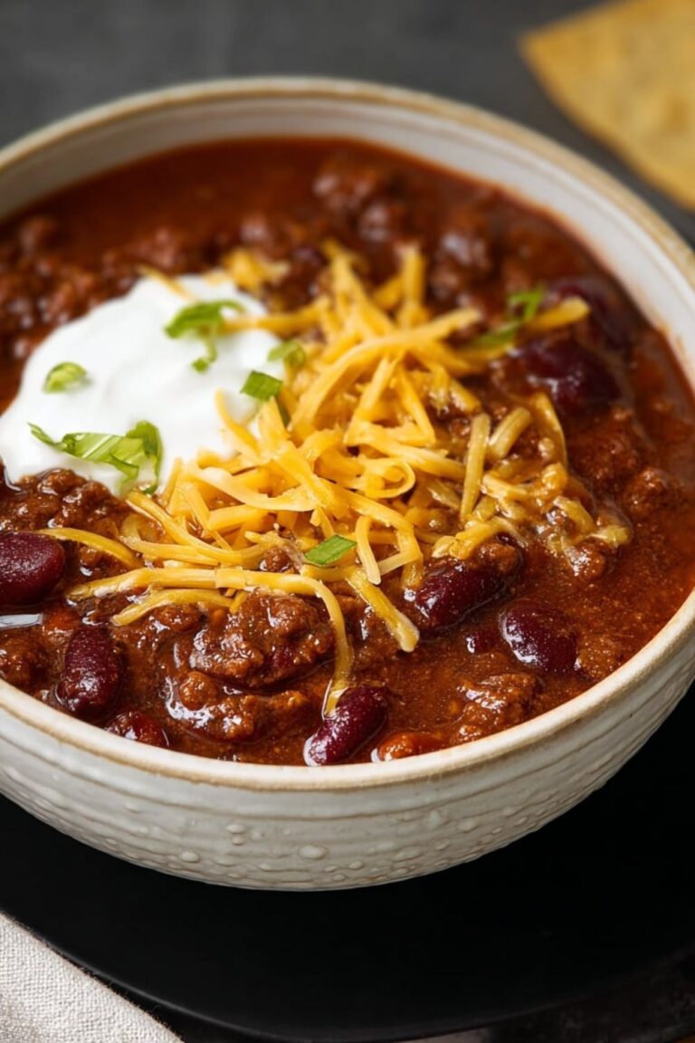 Low Acid Beef Chili - Savory Sides