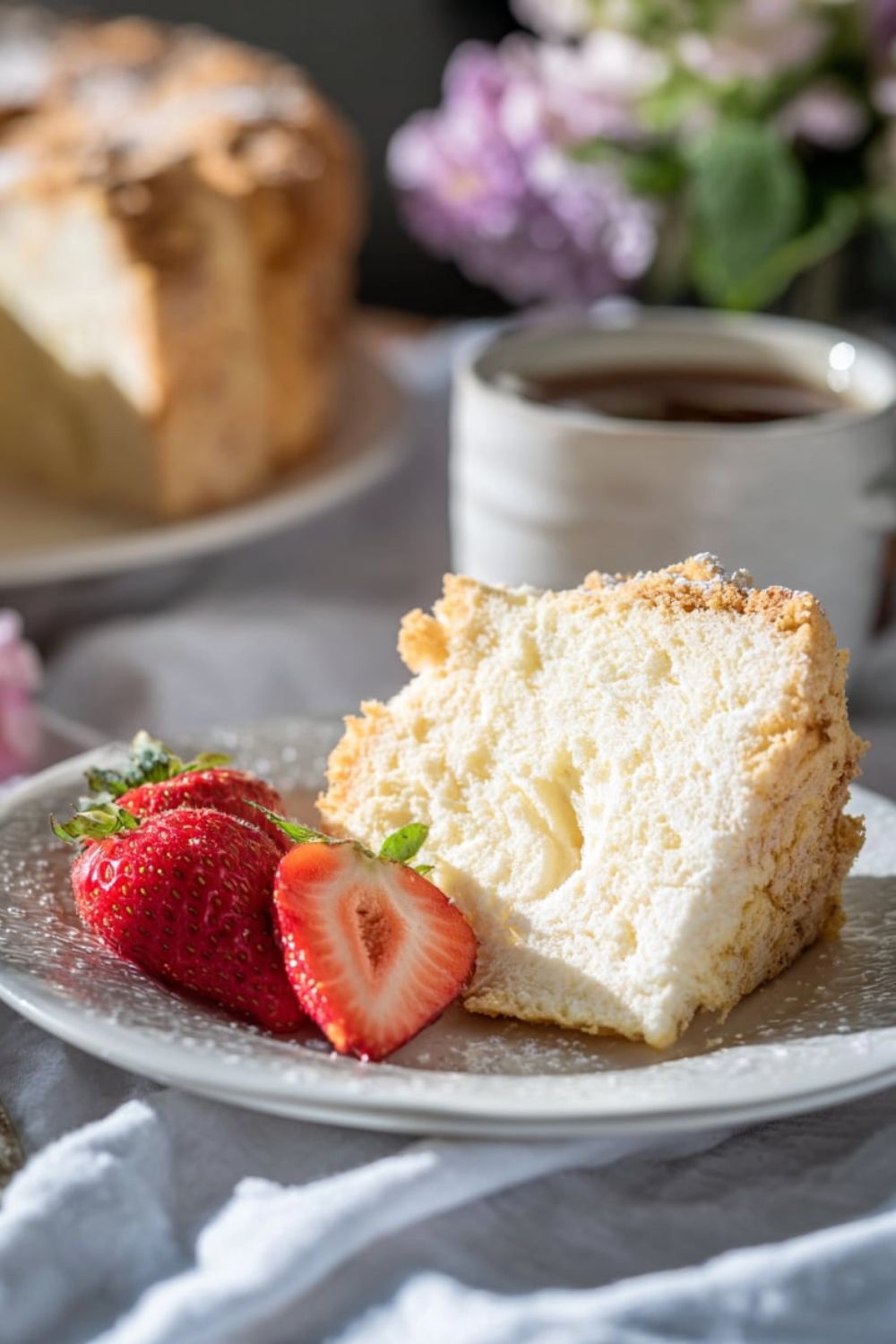 Low Residue Angel Food Cake - Savory Sides