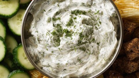 Low Sodium Dill Dip - Savory Sides