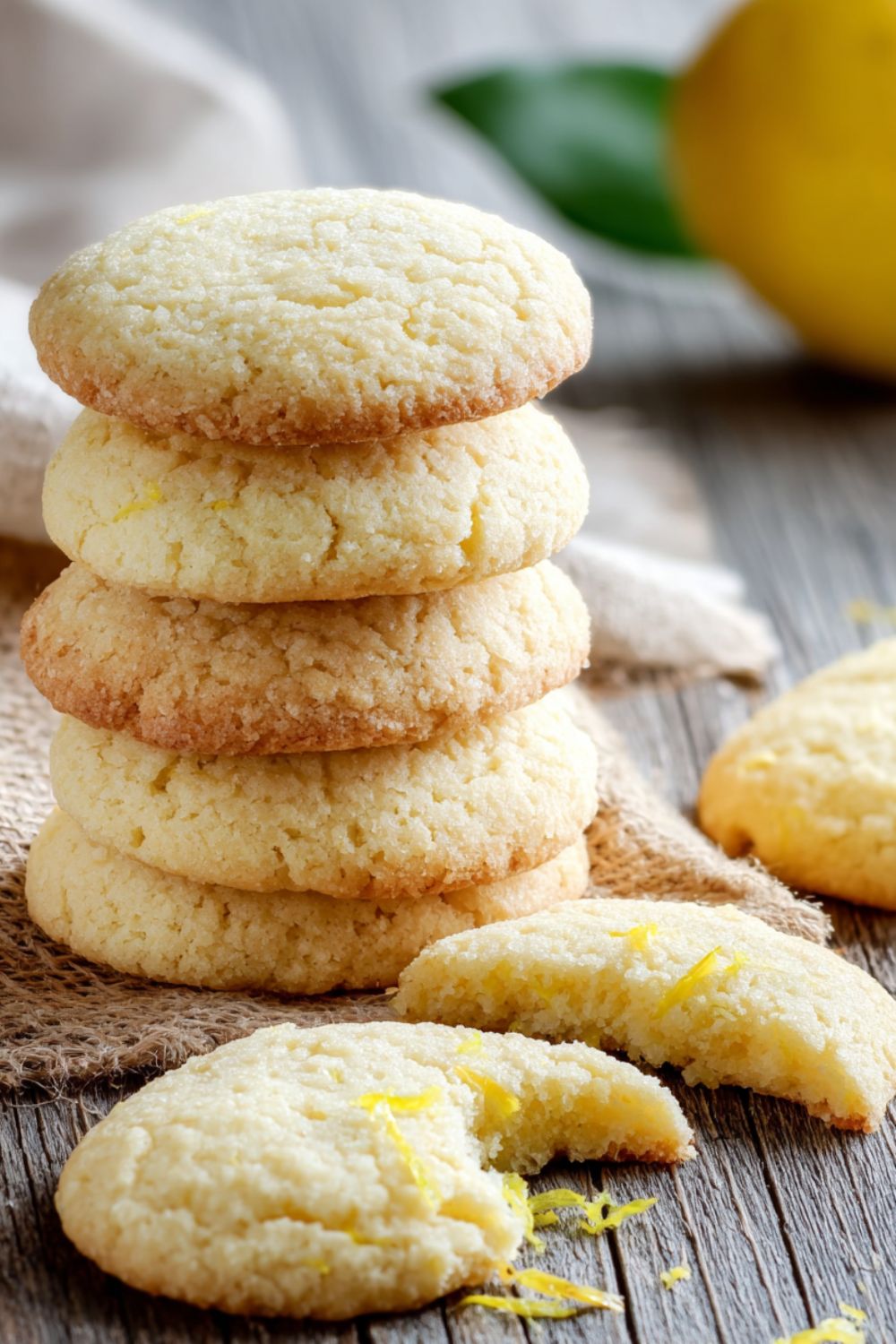 Low Sodium Lemon Cookies - Savory Sides