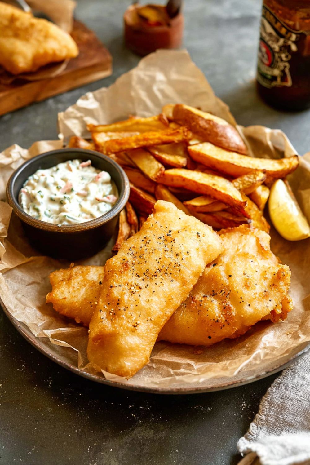 Low Residue Fish And Chips - Savory Sides