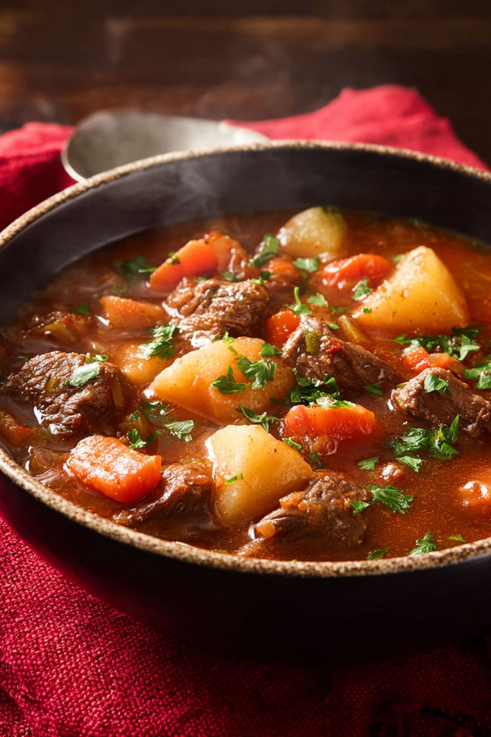 Low Acid Instant Pot Beef Stew - Savory Sides