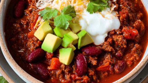 Low Acid Tomato-Free Chili - Savory Sides