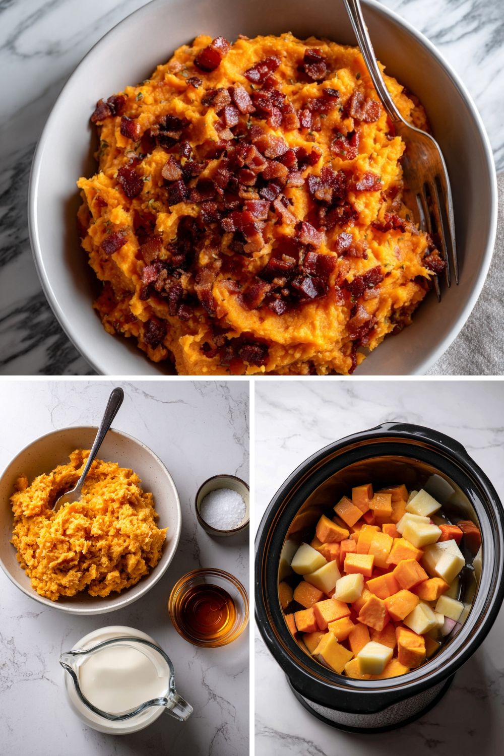 Low FODMAP Mashed Sweet Potatoes - Savory Sides